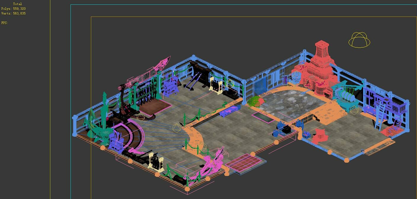 ArtStation - Game model - the interior of the city blacksmith | Game Assets