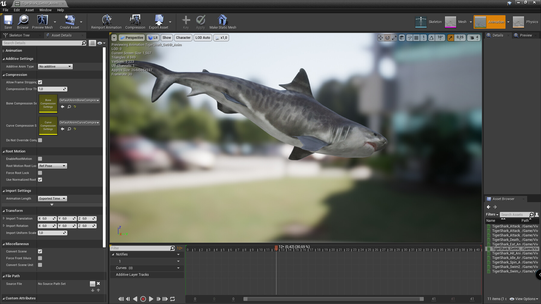 ArtStation - Tiger Shark - Game Ready | Game Assets