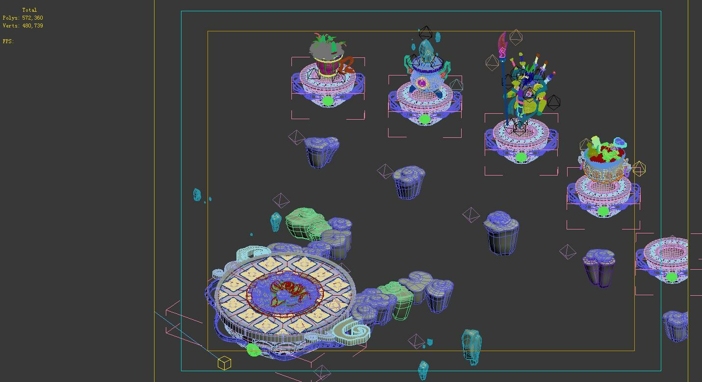 ArtStation - Game Model - Draw Choose a map | Game Assets