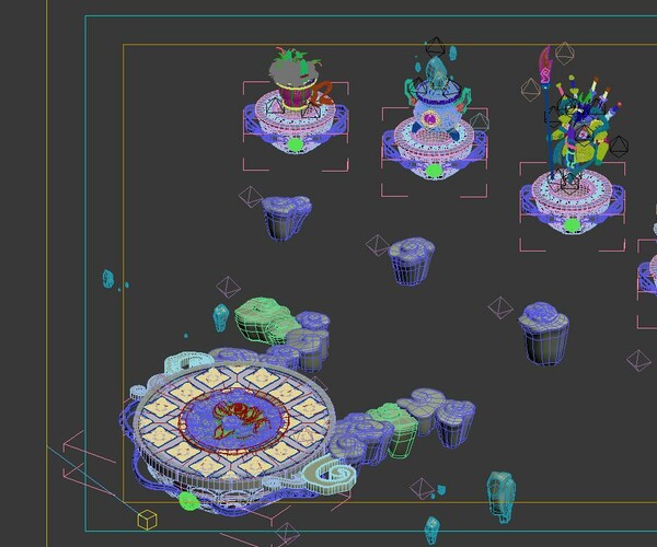 ArtStation - Game Model - Draw Choose a map | Game Assets
