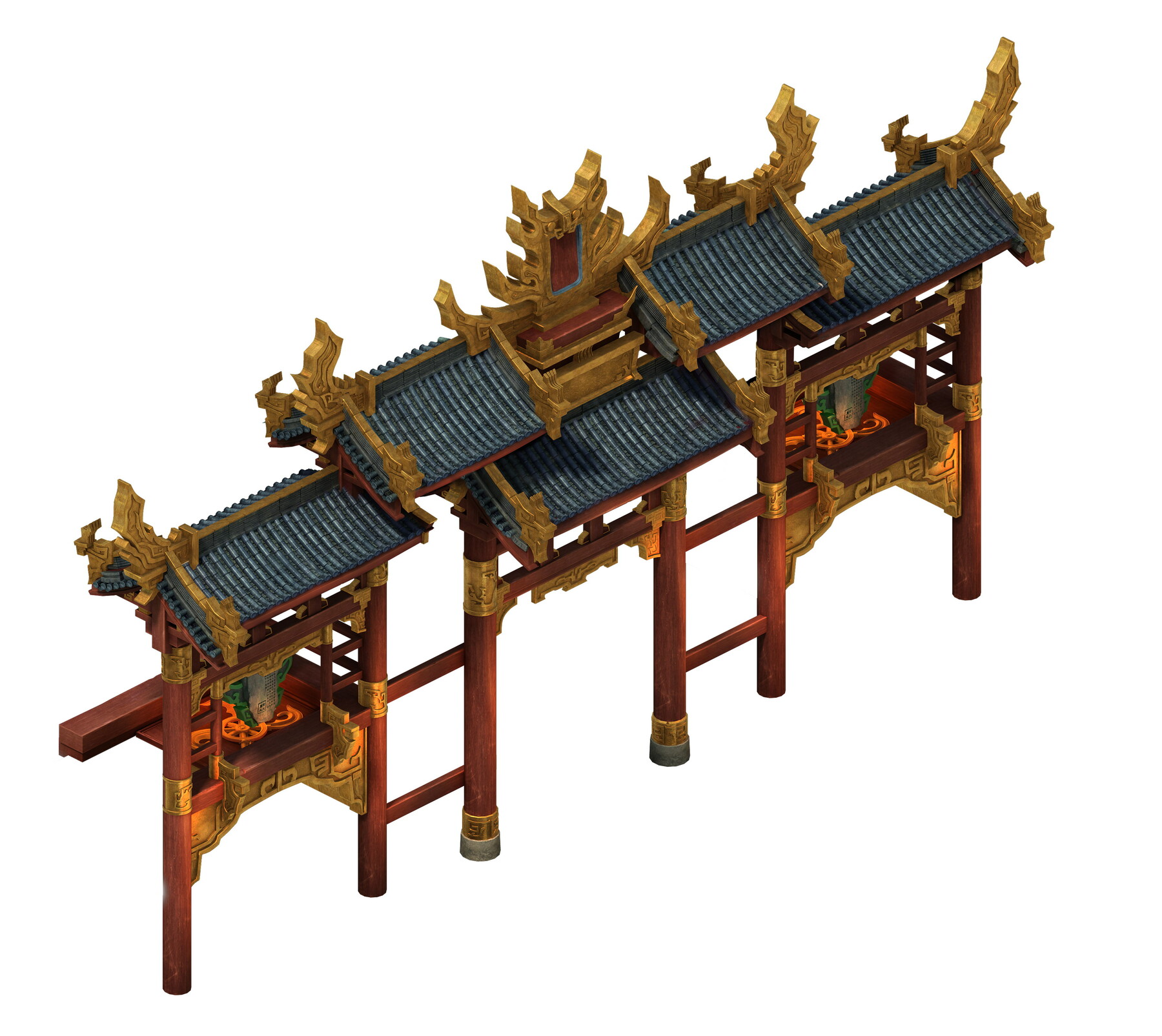 ArtStation - Large wooden arch | Game Assets