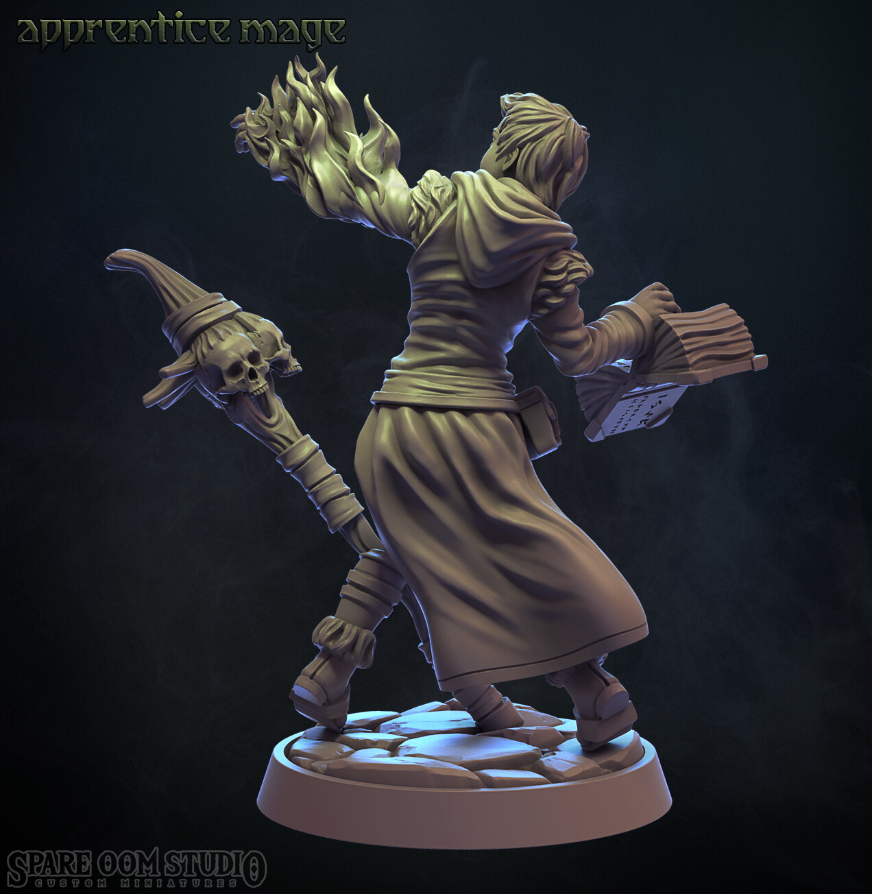 ArtStation - Apprentice Mage 32mm | Resources