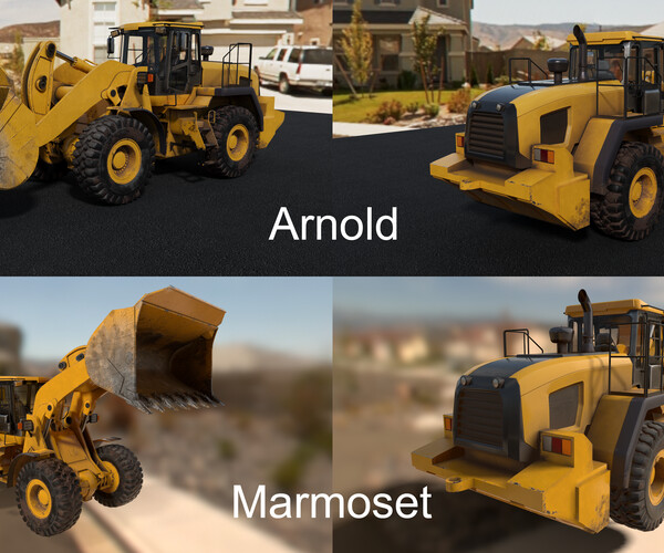 ArtStation - Wheel Loader | Resources