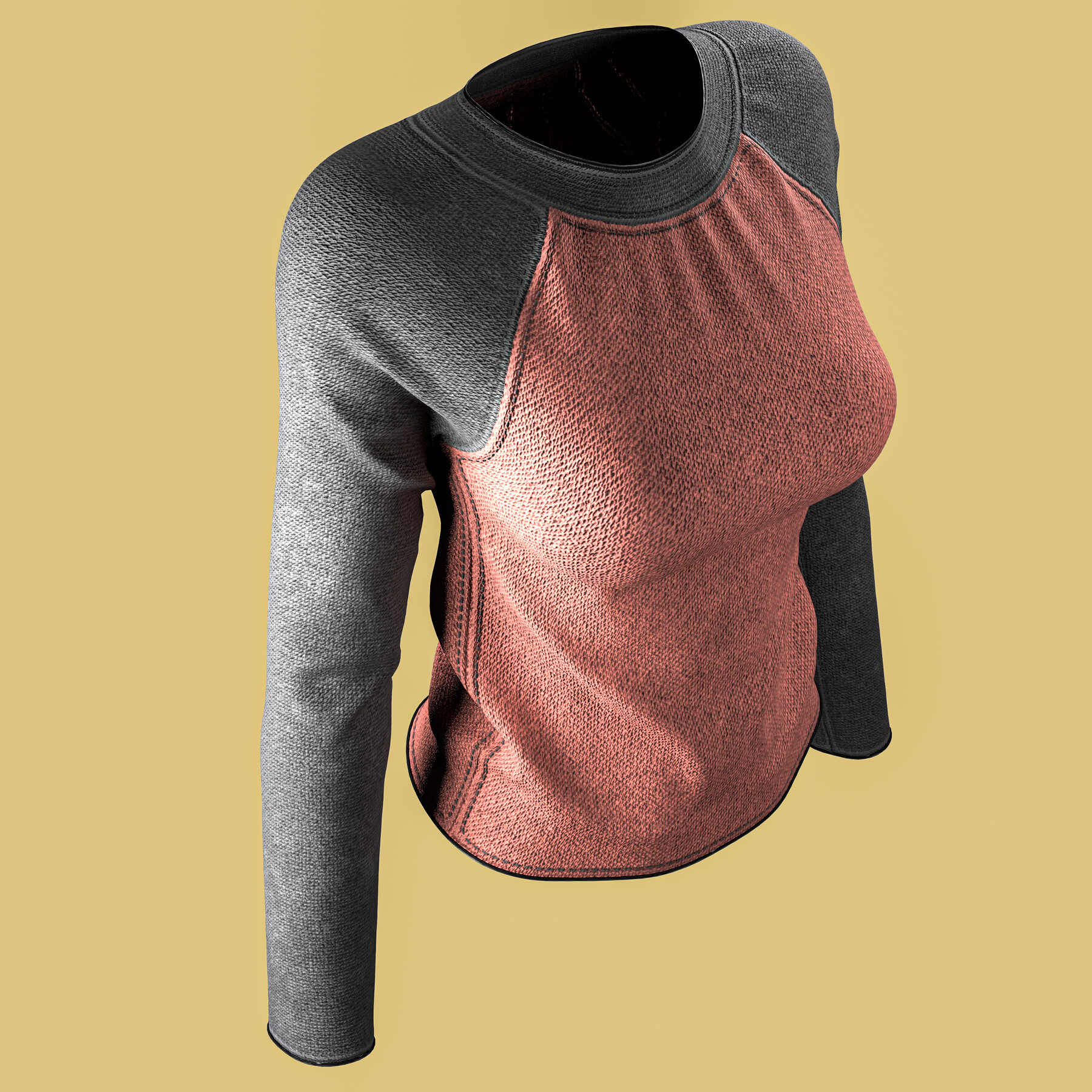 ArtStation - Marvelous designer + CLO3d + OBJ + FBX : Raglan shirt ...