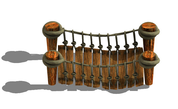 ArtStation - Vermont Ridge - rope bridge | Game Assets