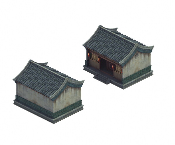 ArtStation - Heyang City - House 05 | Game Assets