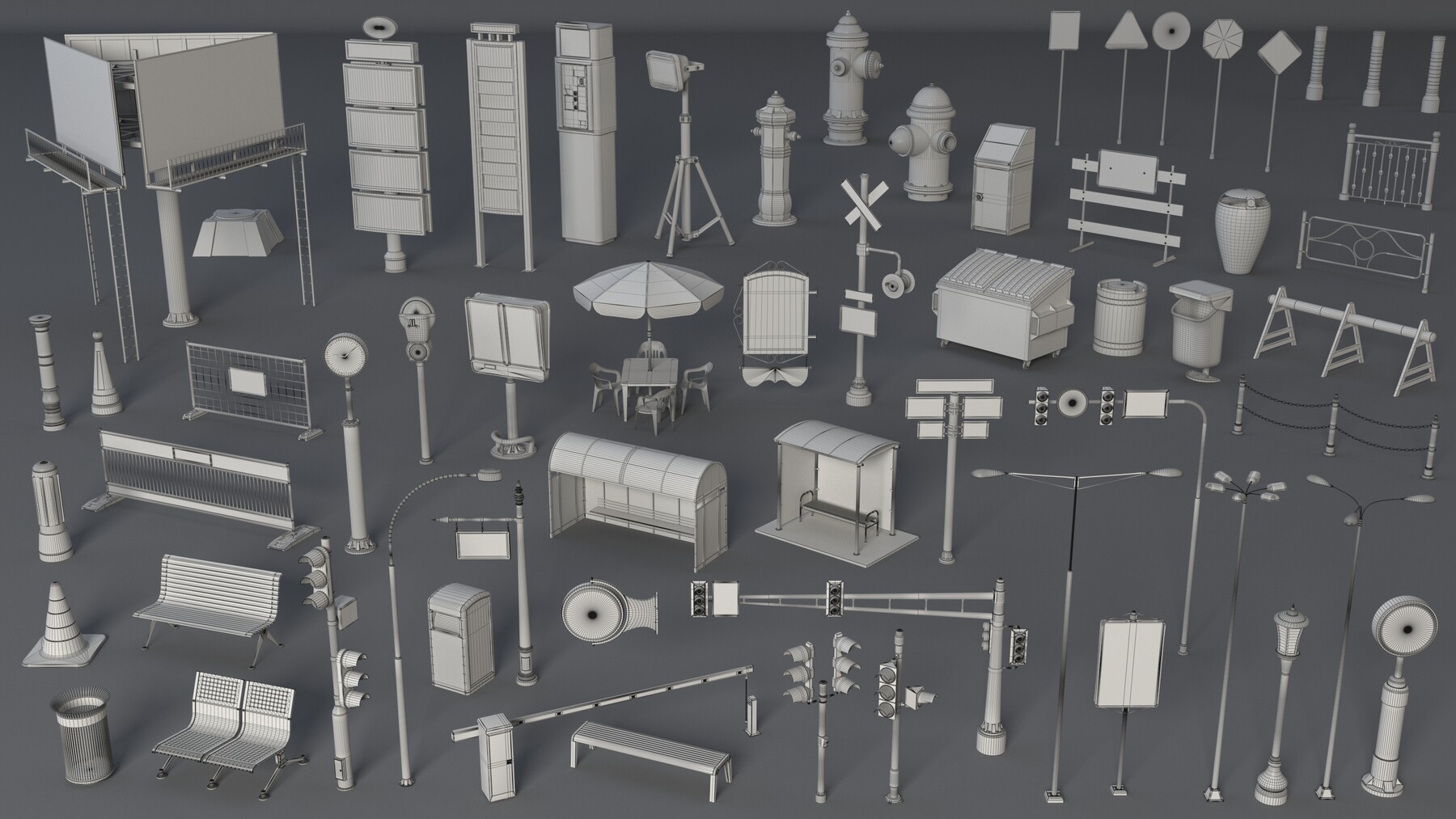 ArtStation - Street Collection 2 - 60 pieces | Resources