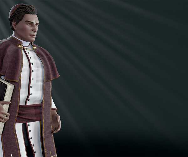 ArtStation - Priest | Game Assets