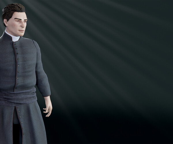 ArtStation - Priest | Game Assets