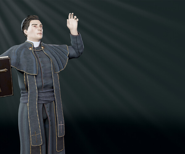 ArtStation - Priest | Game Assets