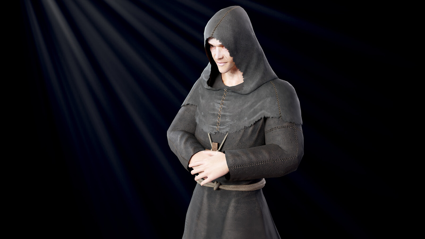 ArtStation - Medieval Monk | Game Assets