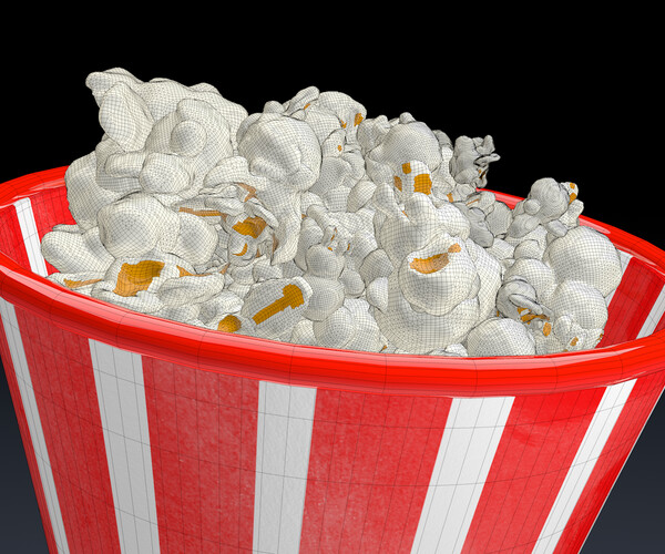 ArtStation - Pop Corn Animated 3D model | Resources