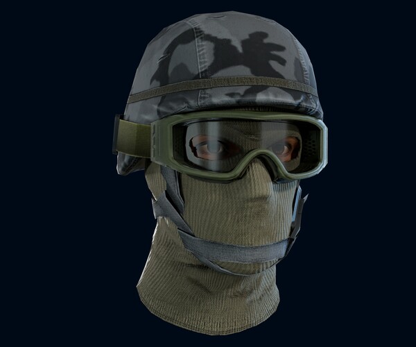 ArtStation - Military Head | Game Assets