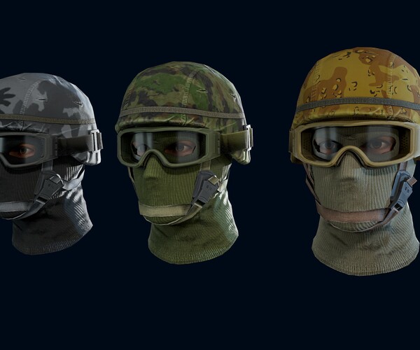 ArtStation - Military Head | Game Assets