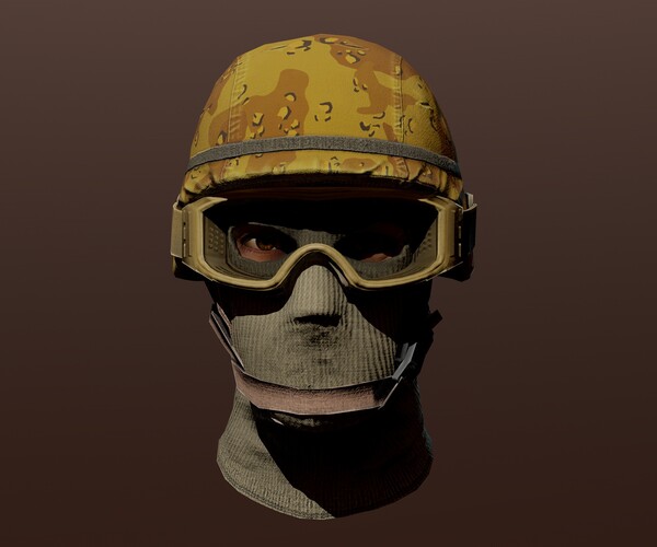 ArtStation - Military Head | Game Assets