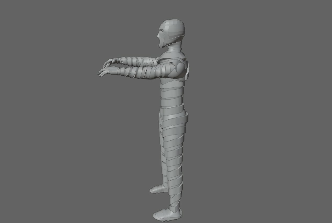 ArtStation - Mummy - Mumia 3D model | Game Assets