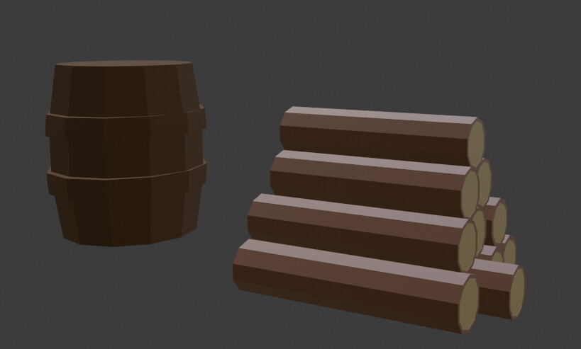 ArtStation - Low Poly Building Pack | Game Assets