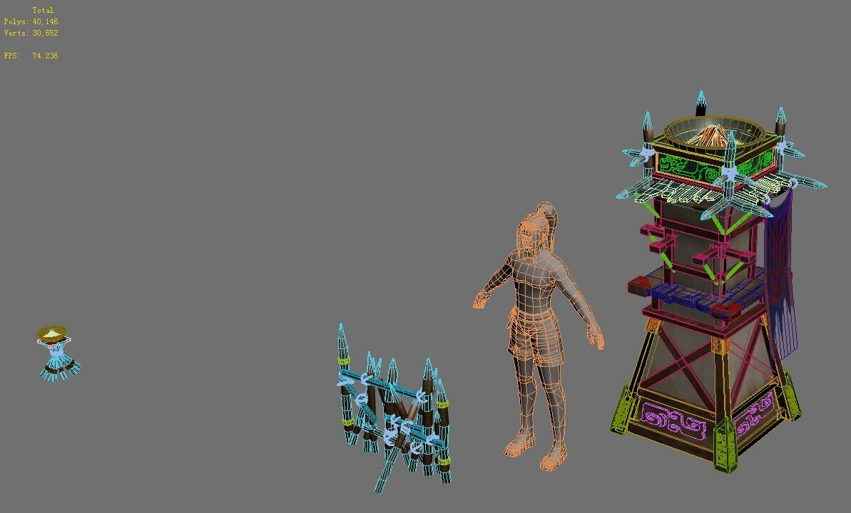 ArtStation - Barracks - beacon towers | Game Assets