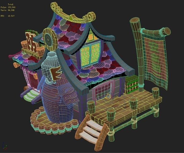 ArtStation - Cartoon version - armor shop | Game Assets