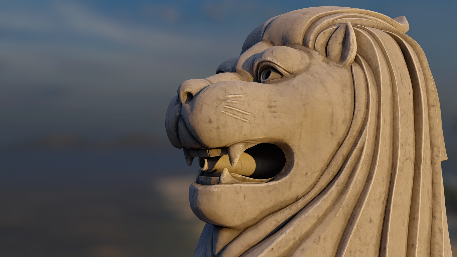ArtStation - Merlion of Singapore 3d model | Resources