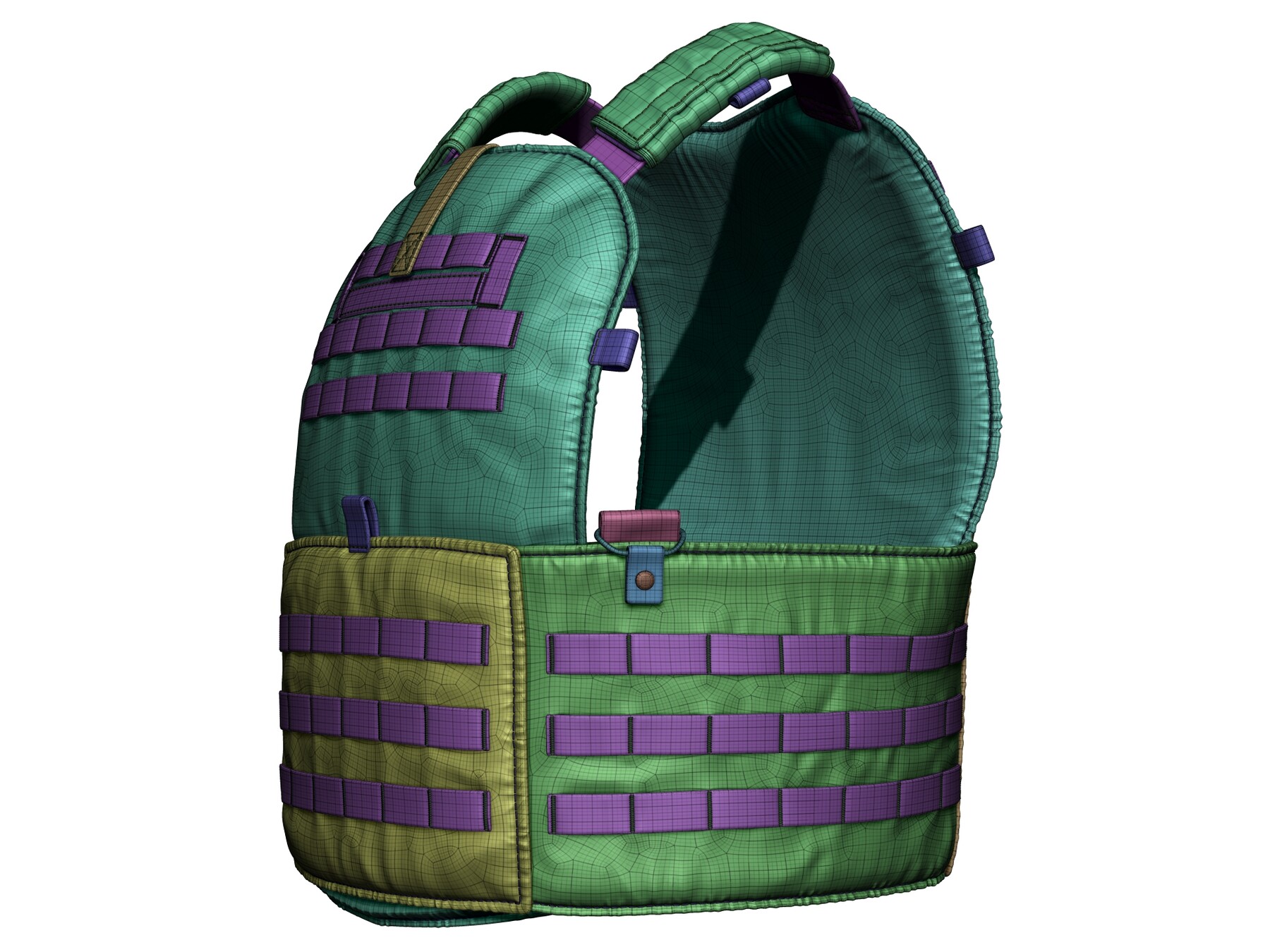 ArtStation - Zbrush Tactical Military Vest | Game Assets