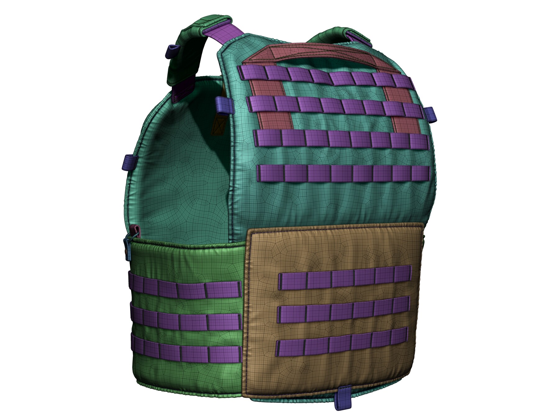 ArtStation - Zbrush Tactical Military Vest | Game Assets