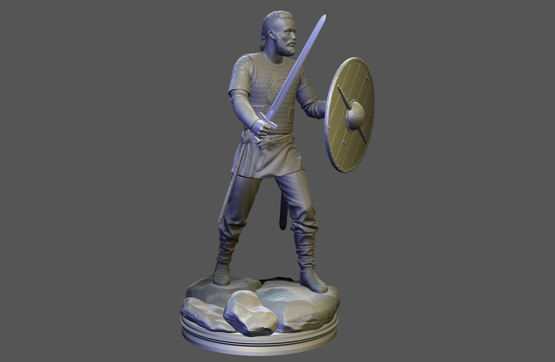 ArtStation - Ragnar Lothbrok 3D print model | Resources