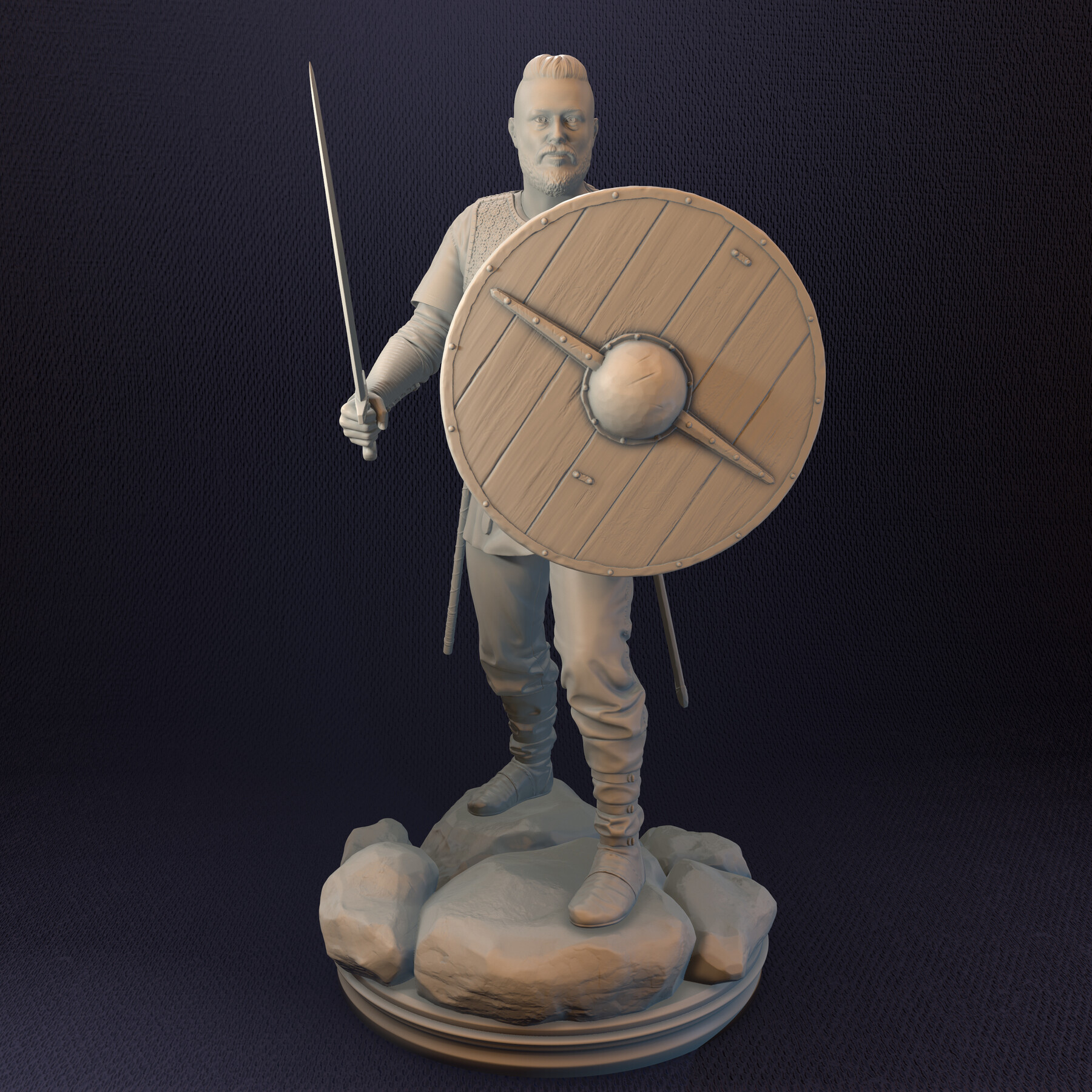 ArtStation - Ragnar Lothbrok 3D print model | Resources