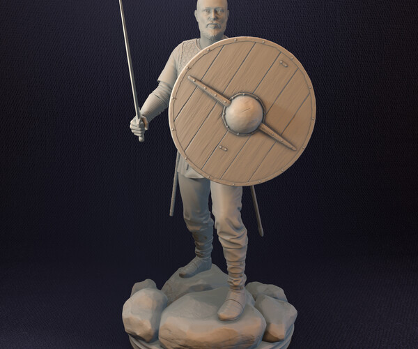 ArtStation - Ragnar Lothbrok 3D print model | Resources