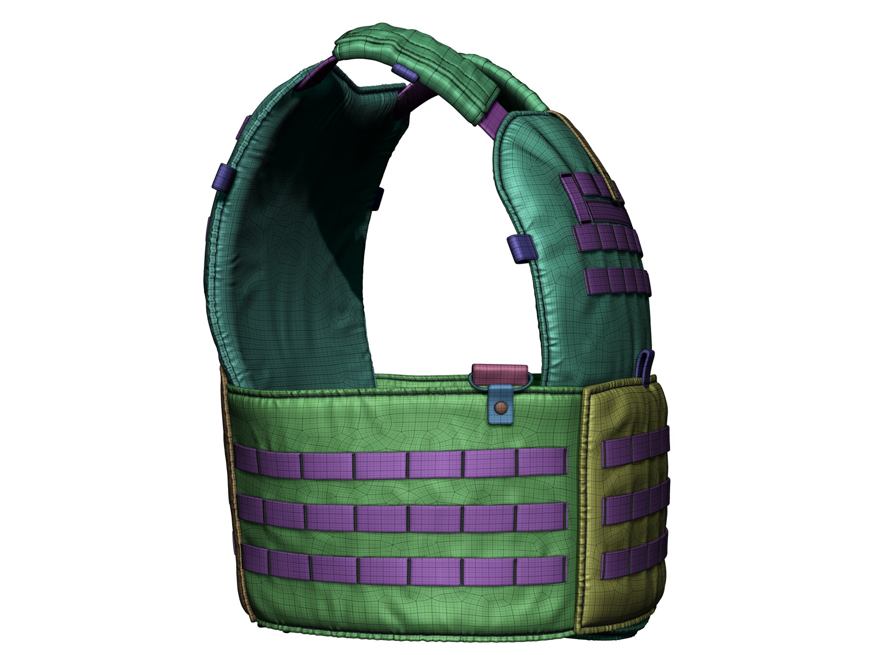 ArtStation - Zbrush Tactical Military Vest | Game Assets