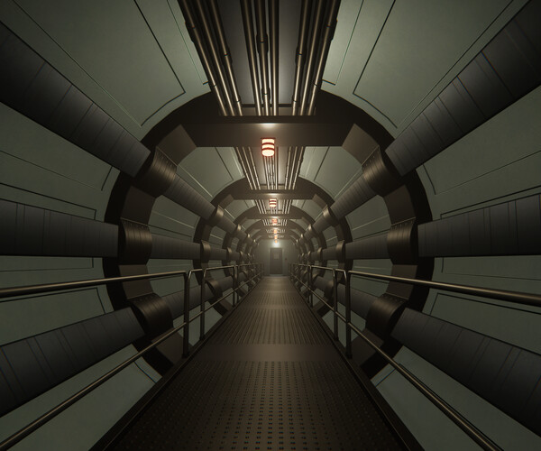 ArtStation - SpaceShip Level Construction Kit | Game Assets