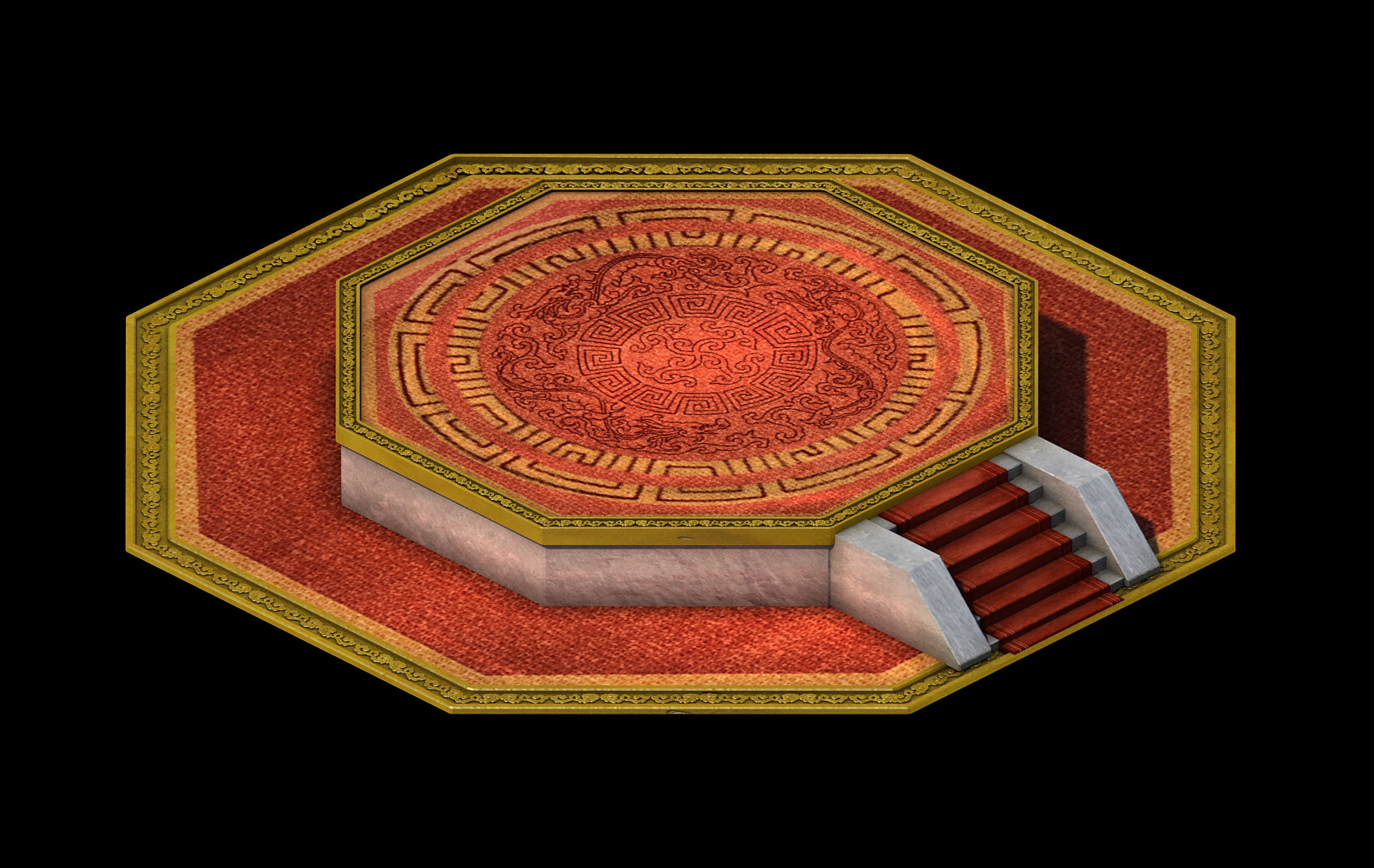 ArtStation - City - octagonal platform | Game Assets