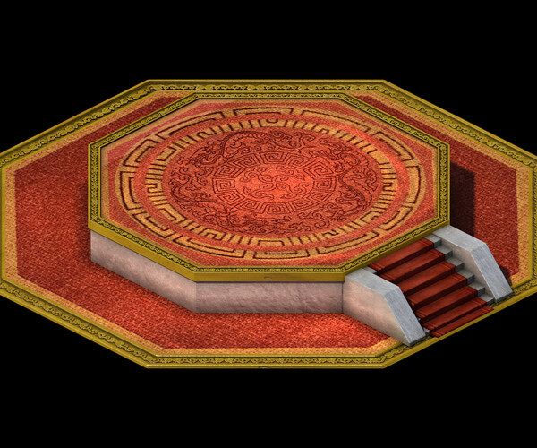 ArtStation - City - octagonal platform | Game Assets