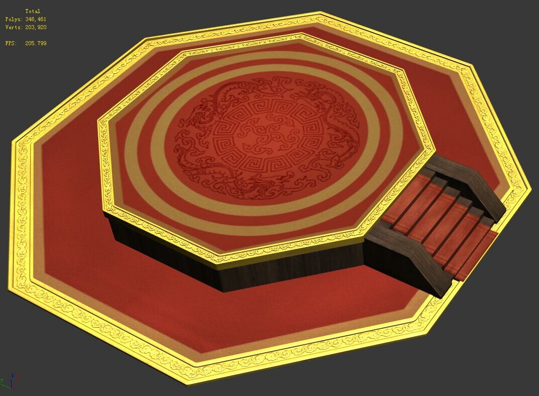 ArtStation - City - octagonal platform | Game Assets