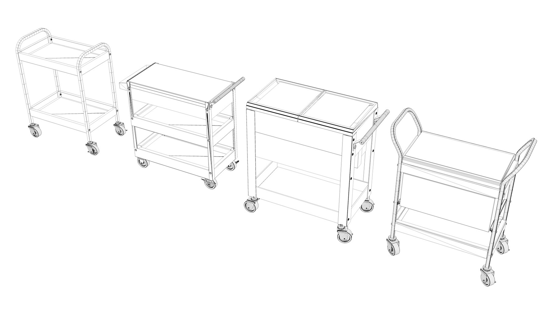 ArtStation - 4 Tool carts | Resources