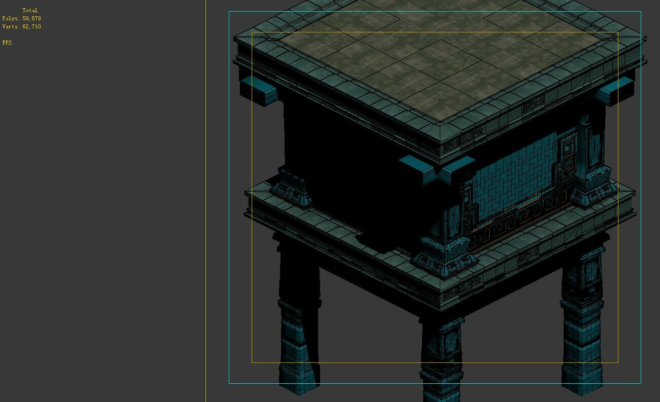 ArtStation - Game model - the submarine base connection | Game Assets