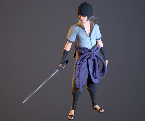 ArtStation - Game Ready Character_Uchiha Sasuke | Game Assets