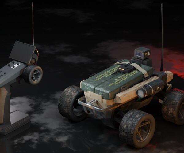 ArtStation - Call of Duty remote control car | Game Assets