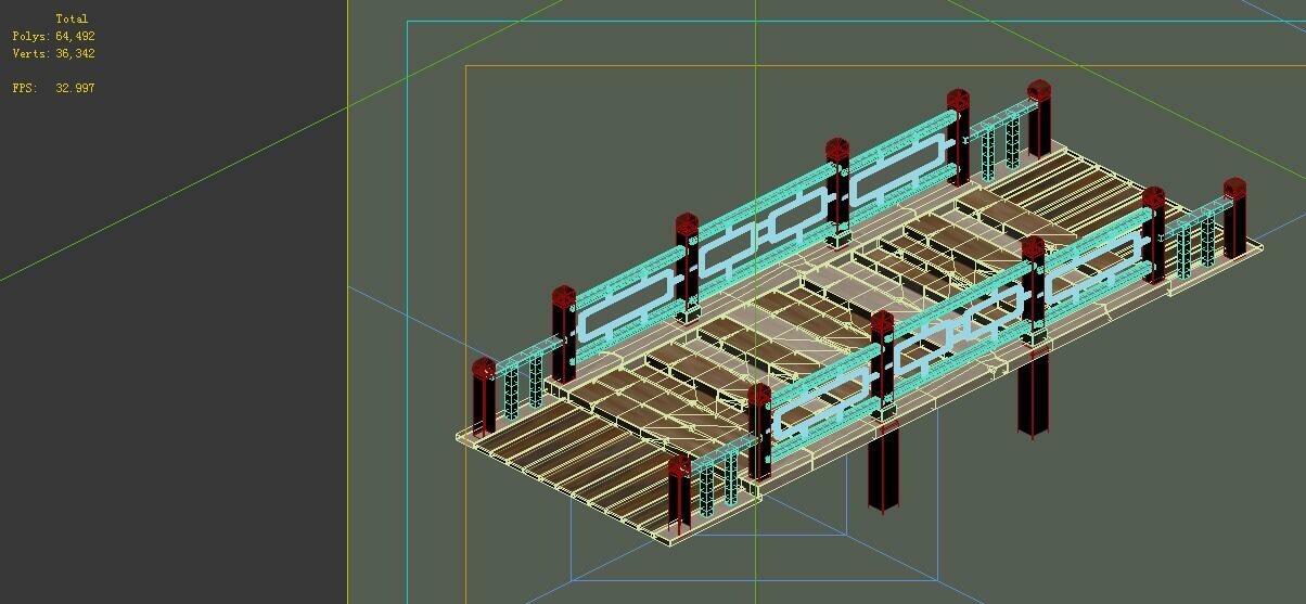 ArtStation - Game model - ancient wooden bridge | Game Assets