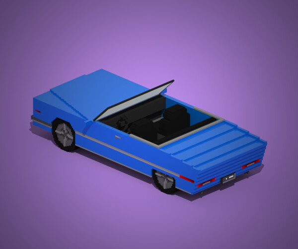 ArtStation - Convertible car | Resources