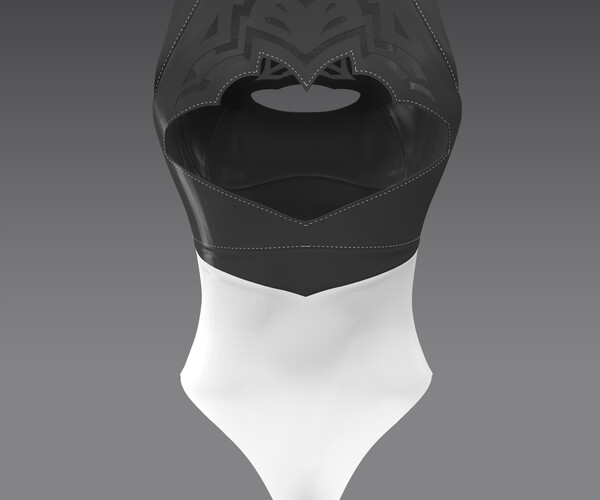 ArtStation - 2B Nier Automata Inspired Swimsuit - MD & Clo | Game Assets