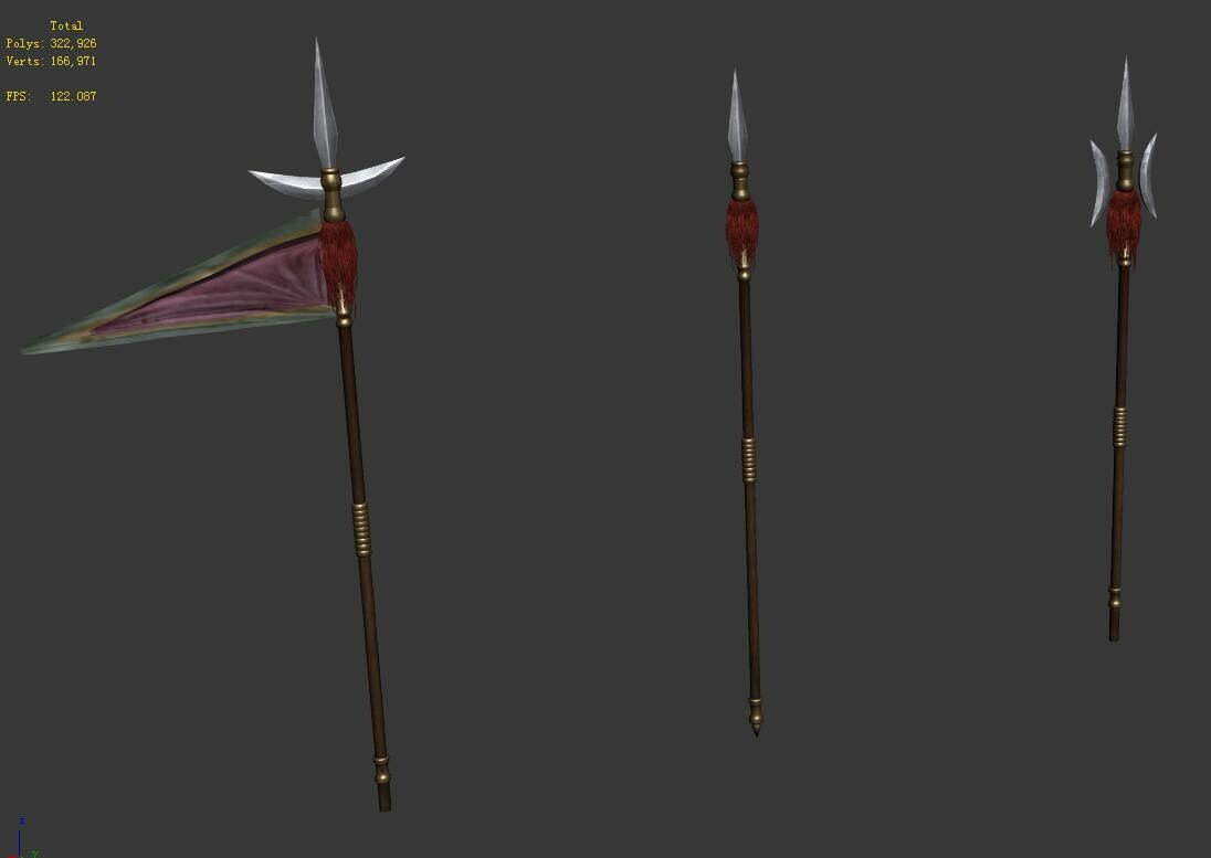 ArtStation - Barracks Weapon Accessories - Hong Ying Gun | Game Assets