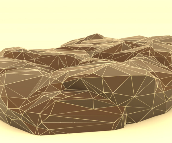 ArtStation - Low Poly Stone Mini Collection | Game Assets