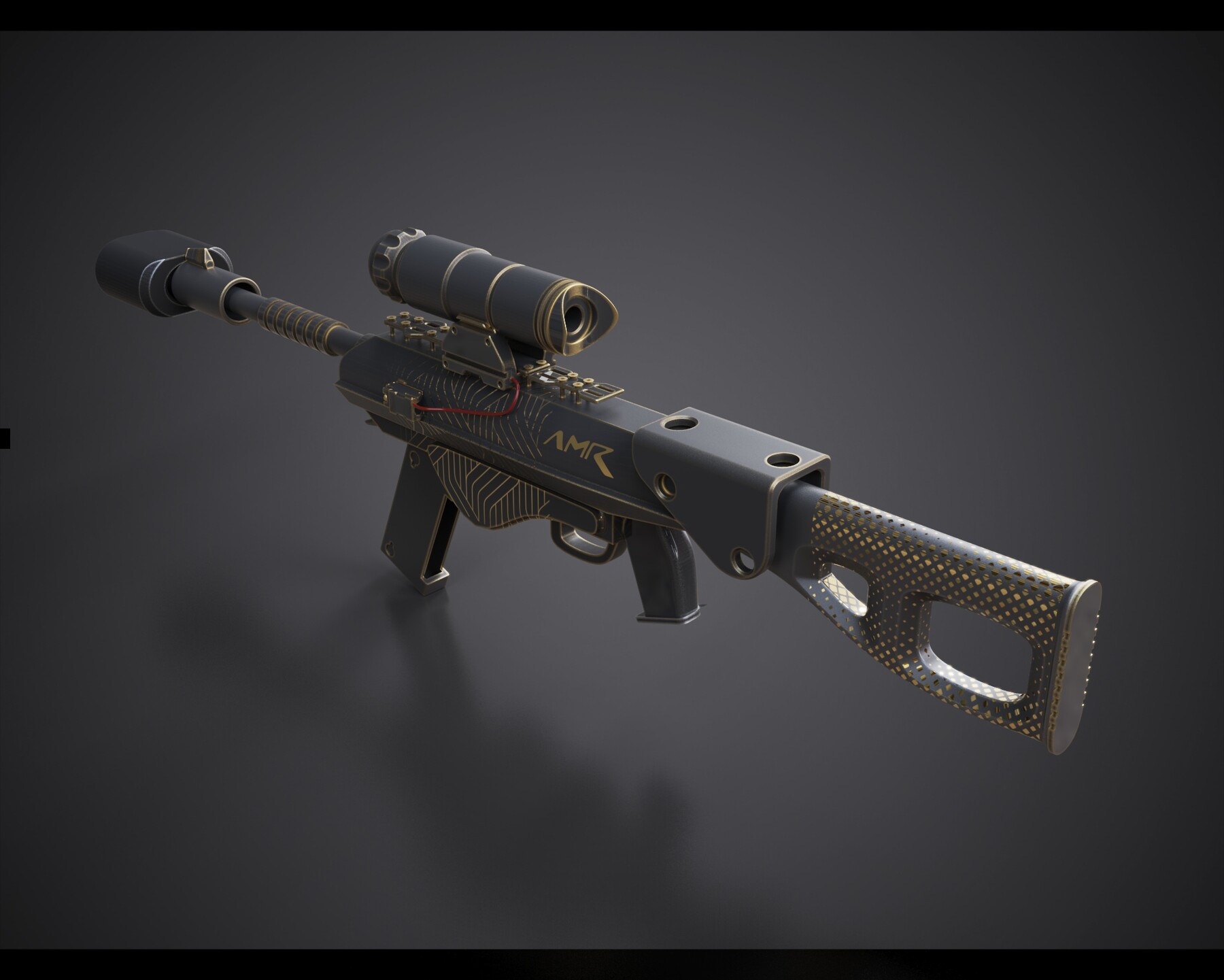 ArtStation - DMR Rifle | Game Assets