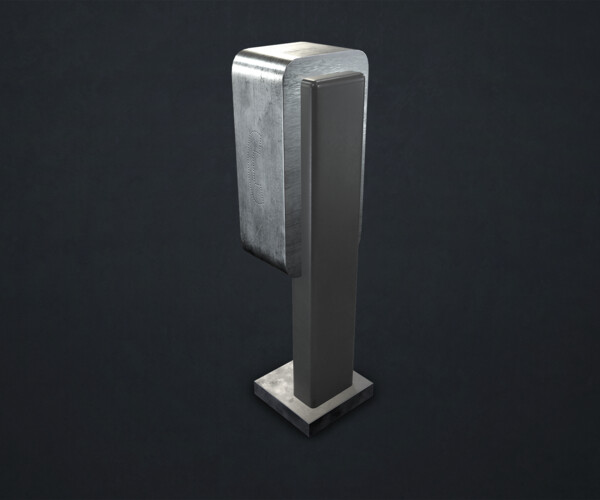 ArtStation - Phone Booth - Low Poly | Game Assets