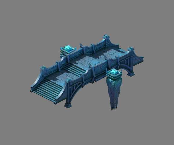 ArtStation - Game model - stone bridge 01 | Game Assets
