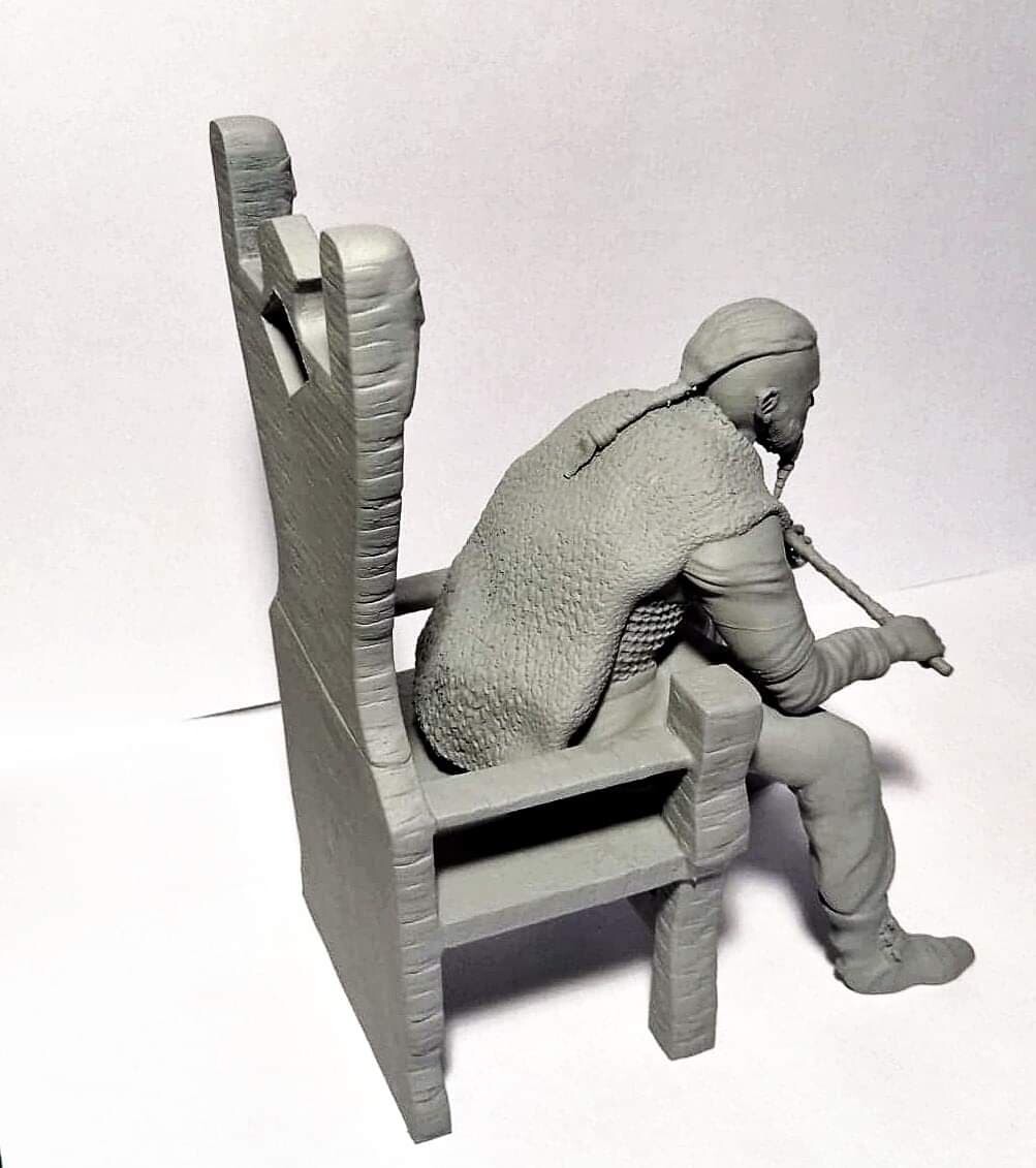 ArtStation - King Ragnar Lothbrook Seated on a Throne Real Life ...