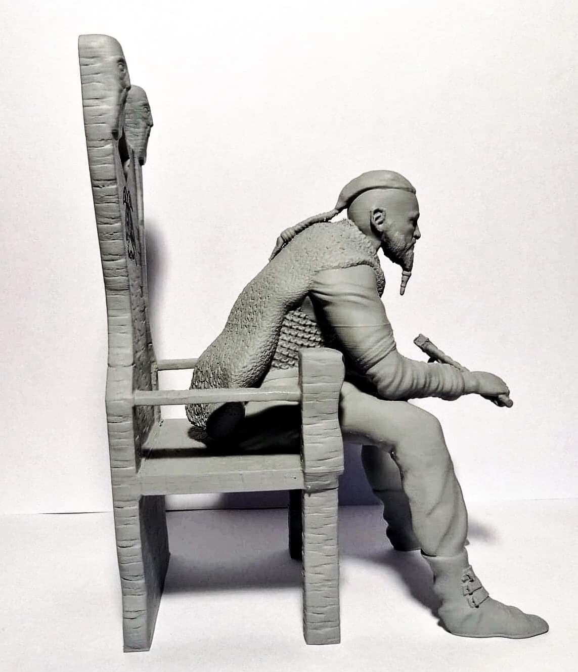 ArtStation - King Ragnar Lothbrook Seated on a Throne Real Life ...