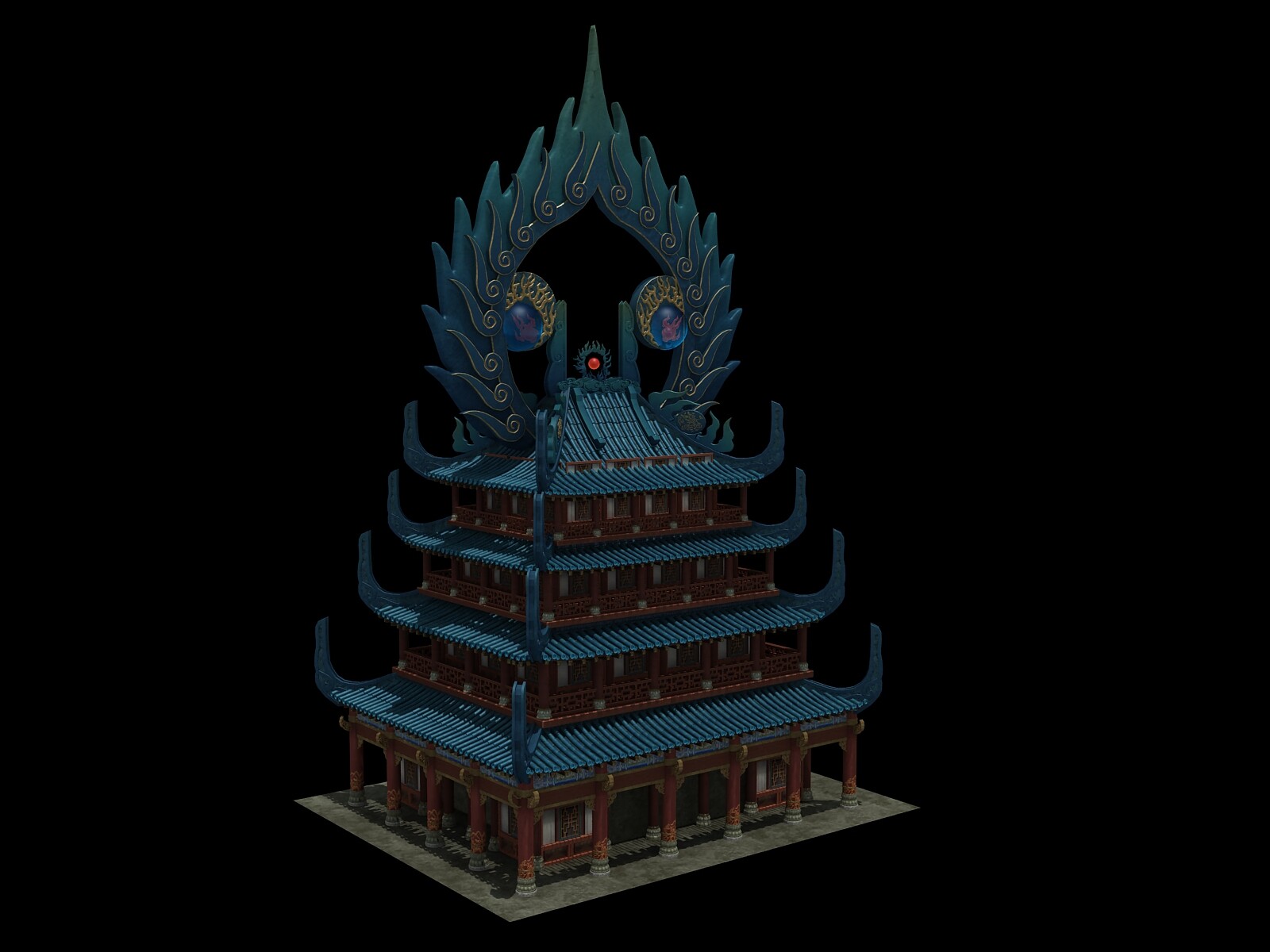 ArtStation - Game Login Interface - Architecture 01 | Game Assets