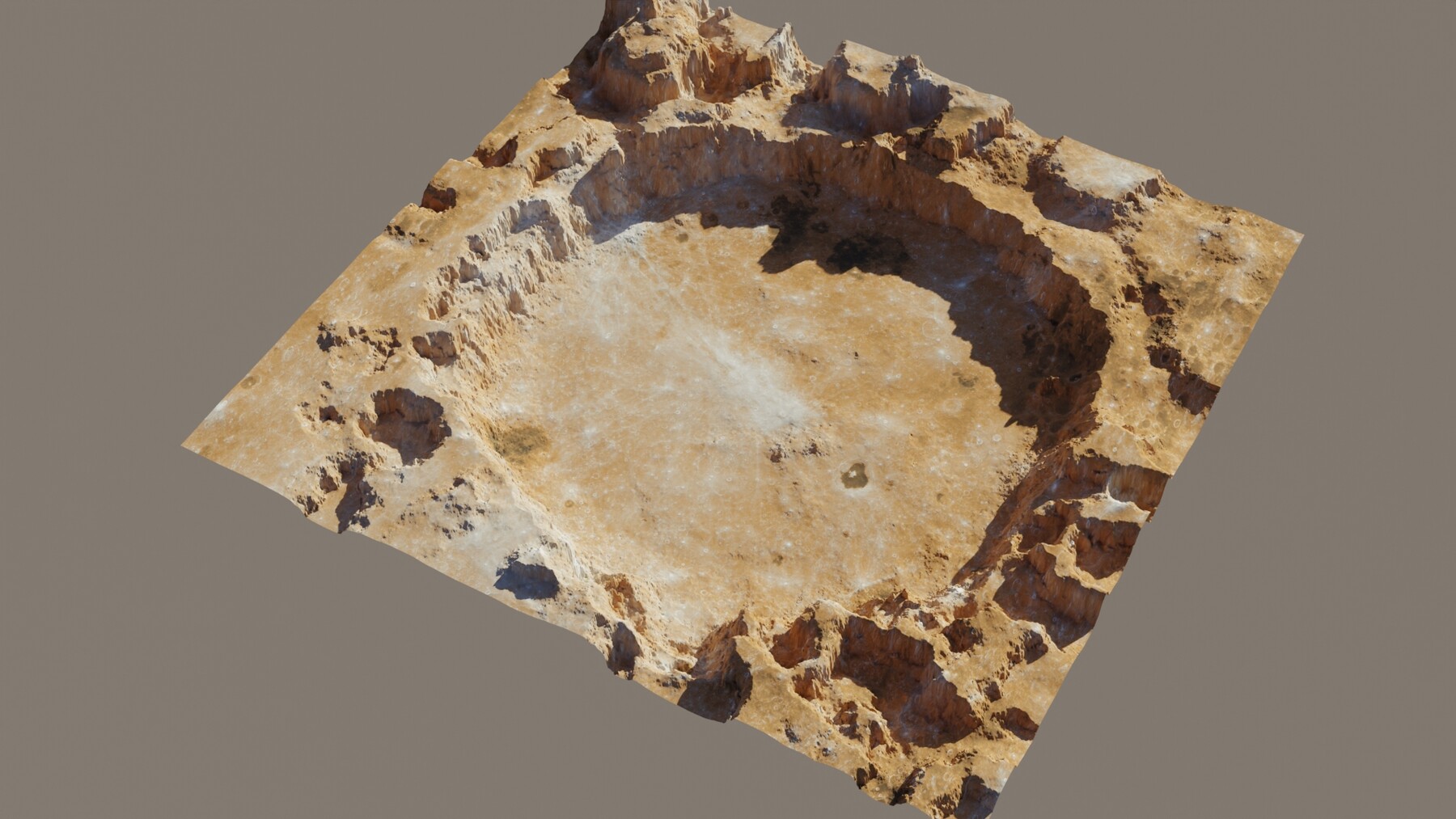 ArtStation - Crater 3D model Compete textures and materials | Resources